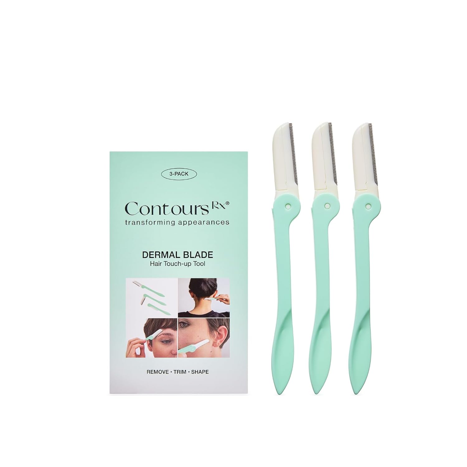 Effortless Peach Fuzz & Facial Hair Removal | Dermal Blade Set